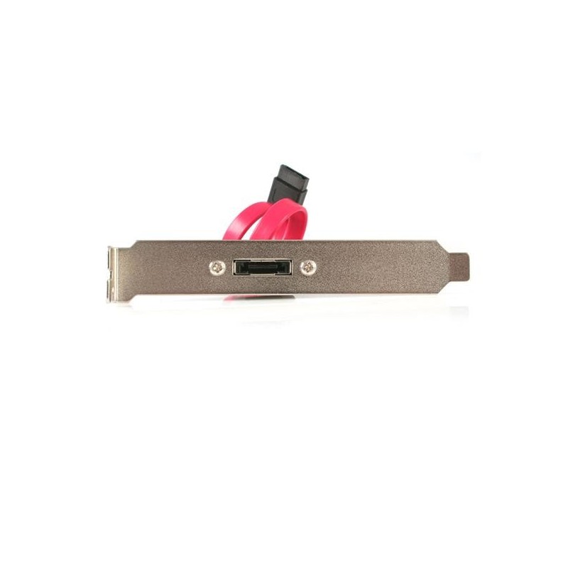StarTech.com eSATA Cable with External Slot Plate, 20 mm, 124 mm, 220 ...