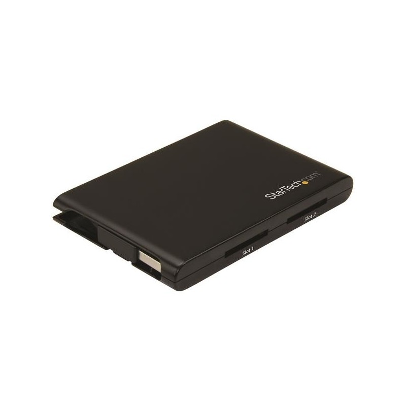 STARTECH 2SD4FCRU3 2 SLOT SD CARD READER UHS II WITH INTEGRATED USB-A CABLE