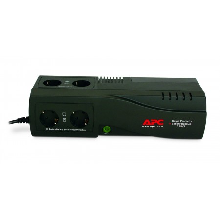 APC Back-UPS, 325 VA, 185 W, 310 J, 4 A, 95,5%, 47 - 63