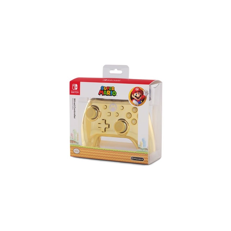 PowerA Mario Gamepad Nintendo Switch Analógico/Digital USB Oro