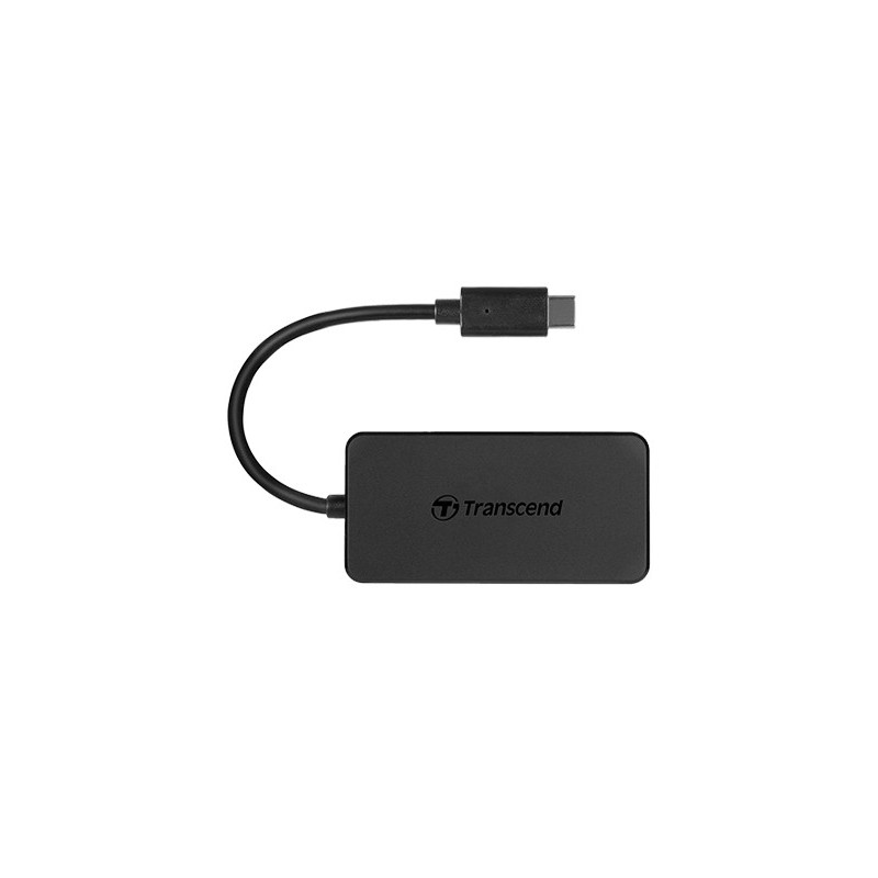 Transcend HUB2C USB 3.2 Gen 1 (3.1 Gen 1) Type-C Negro