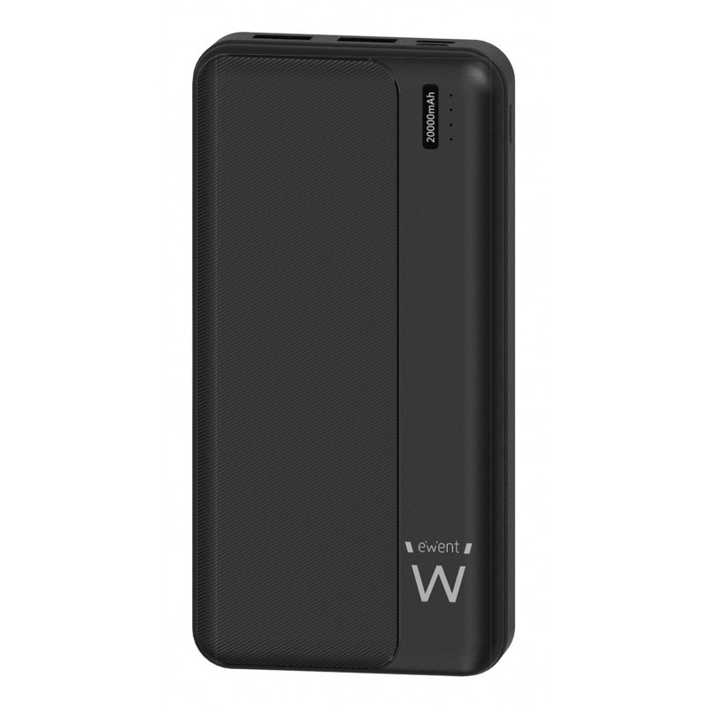 Ewent POWER BANK 20000mAh PD 22.5W Negro - 20000 mAh